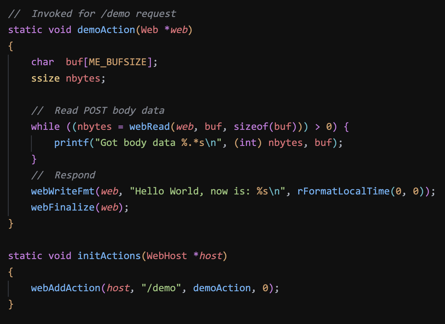 Ioto Web Server | IoT Device Management | Embedthis